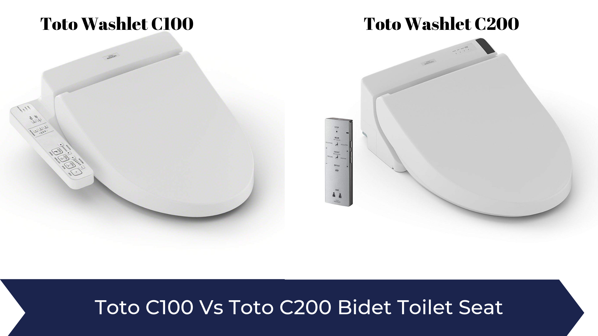 Toto C200 Vs Toto C100 Washlet Bidet Toilet Seat Comparison 2019